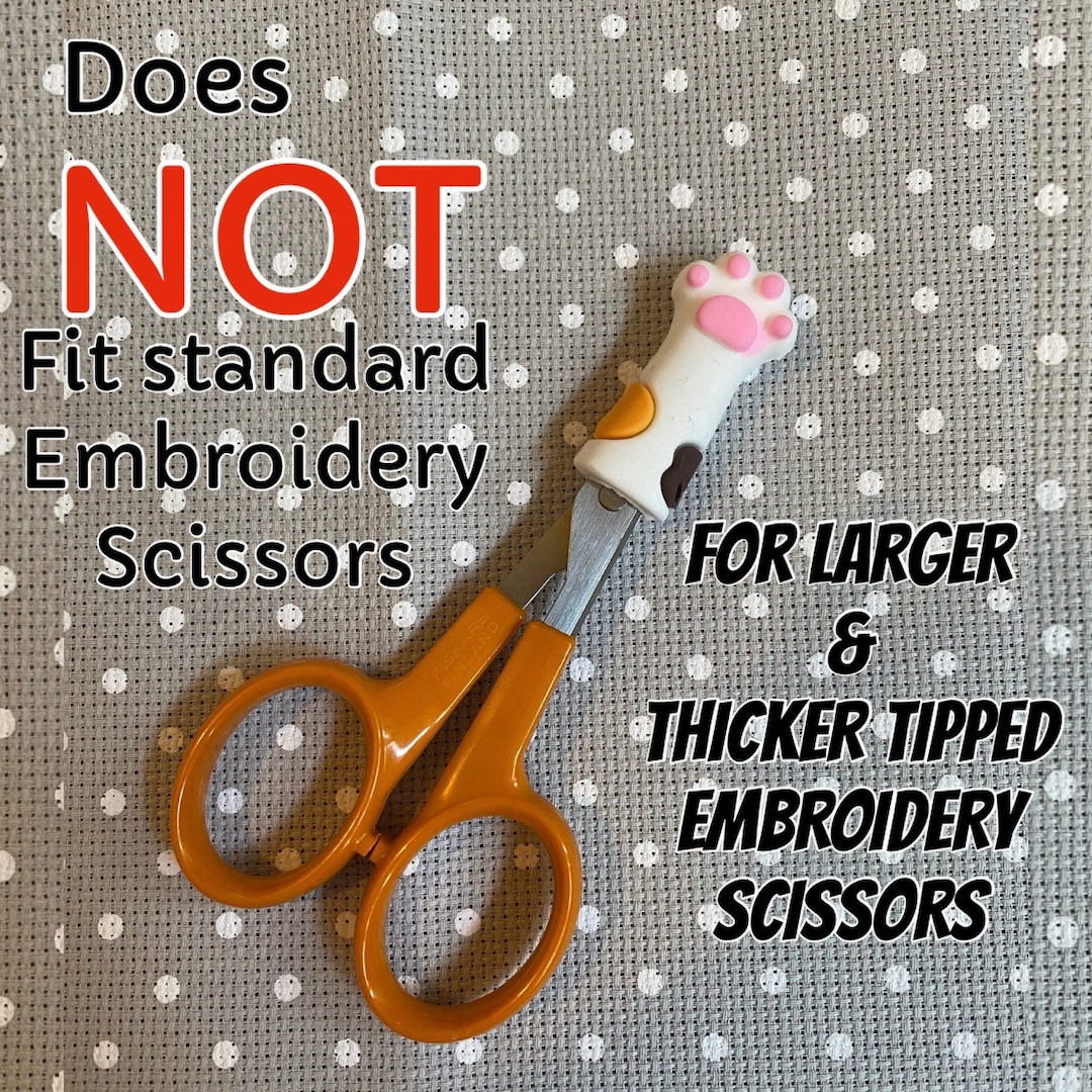 WHITE Cat Paw Scissor Cover, Scissors Cover, Scissor Protection ...