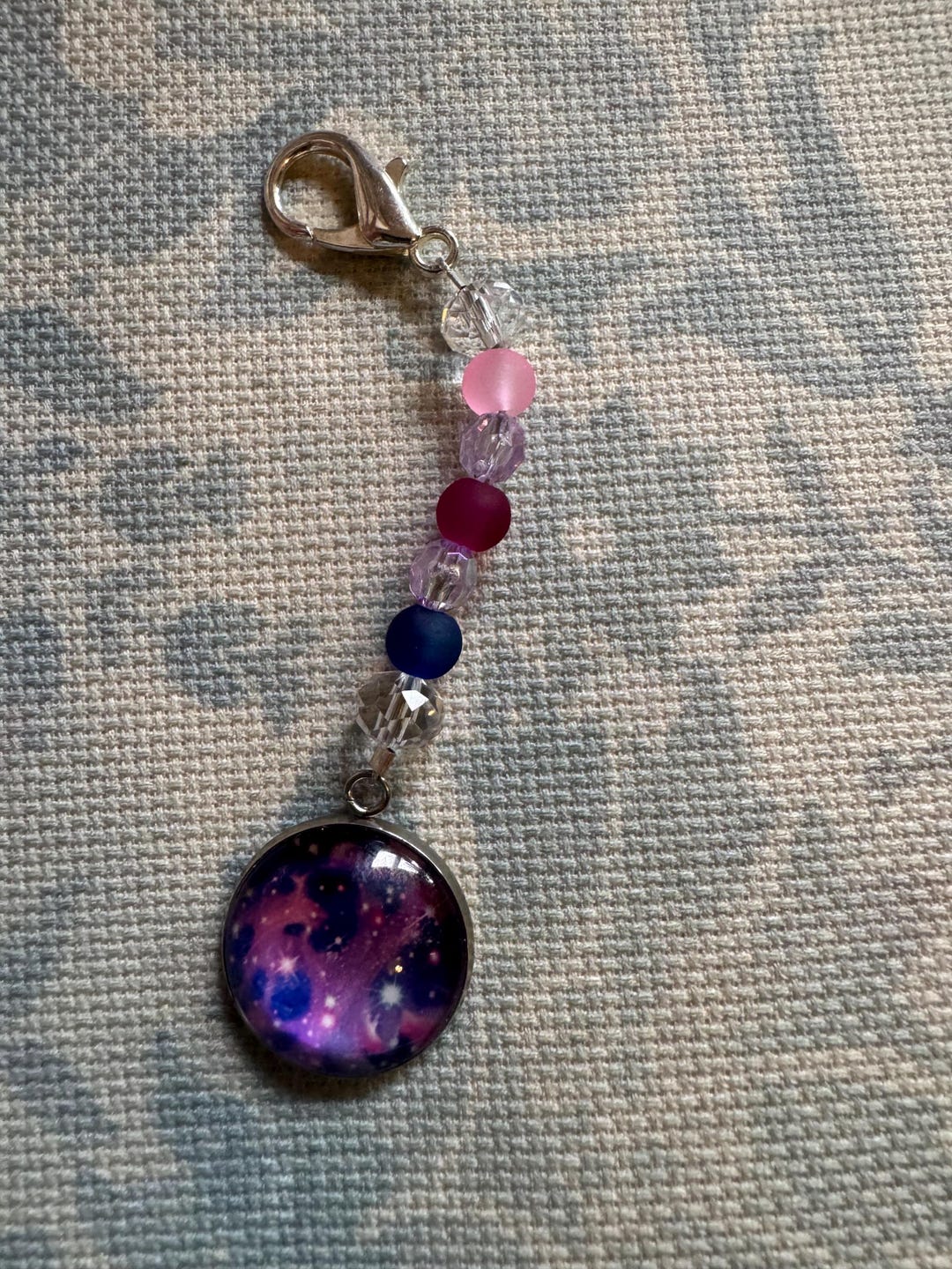 Galaxy Scissor Fob, Purple Scissors Keep, Blue Scissors Fob, Sewing ...