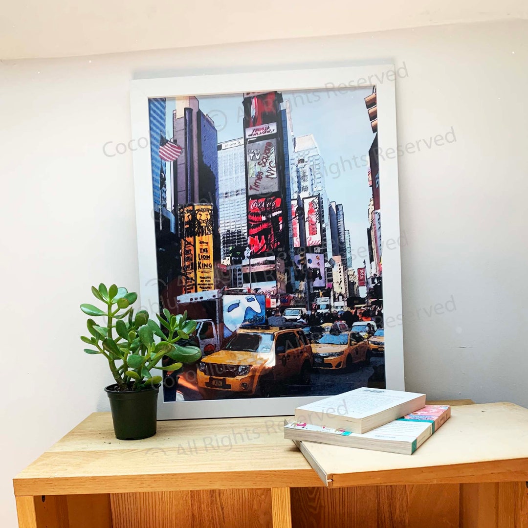 New York Times Square Poster Print New York Souvenir Poster New York ...
