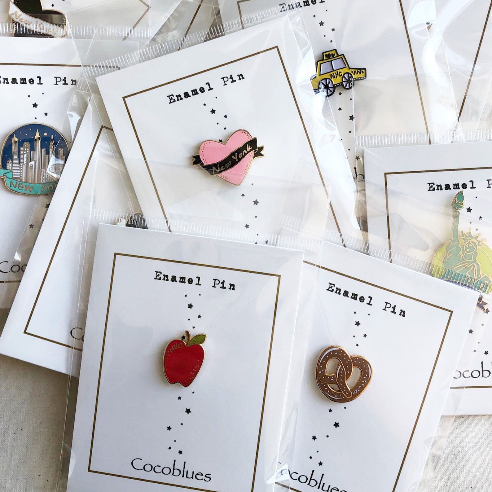 Pretzel Enamel Pin NY Pretzel Hard Enamel Lapel Pin - Etsy