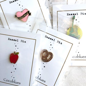 Pretzel Enamel Pin, NY Pretzel, Hard Enamel, Lapel Pin, Brooch, New ...