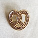 Pretzel Enamel Pin, NY Pretzel, Hard Enamel, Lapel Pin, Brooch, New ...