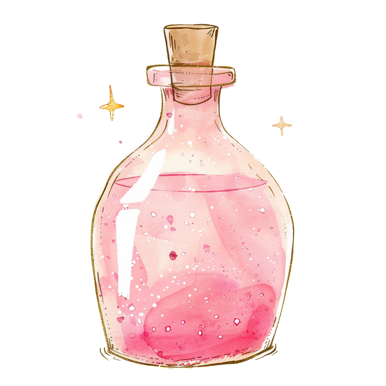 Potions Clipart Watercolour, Potion Junk Journal, Magic Potion Bottle ...