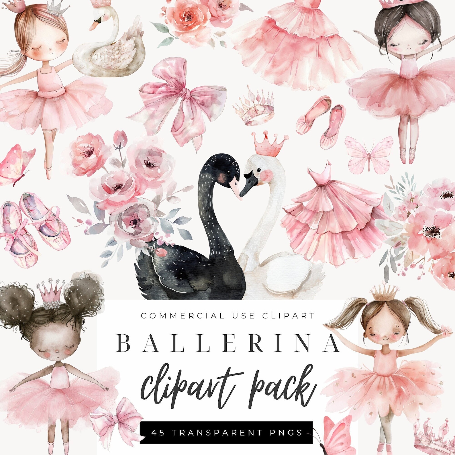 Ballerina Clipart, Ballet Clipart, Pink Ballet Png, Ballerina Nursery ...