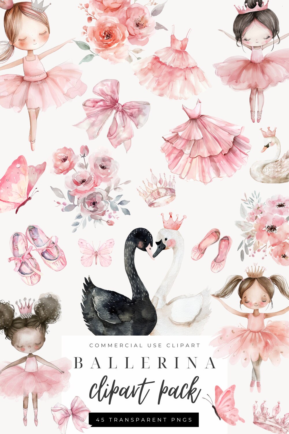 Ballerina Clipart, Ballet Clipart, Pink Ballet Png, Ballerina Nursery ...