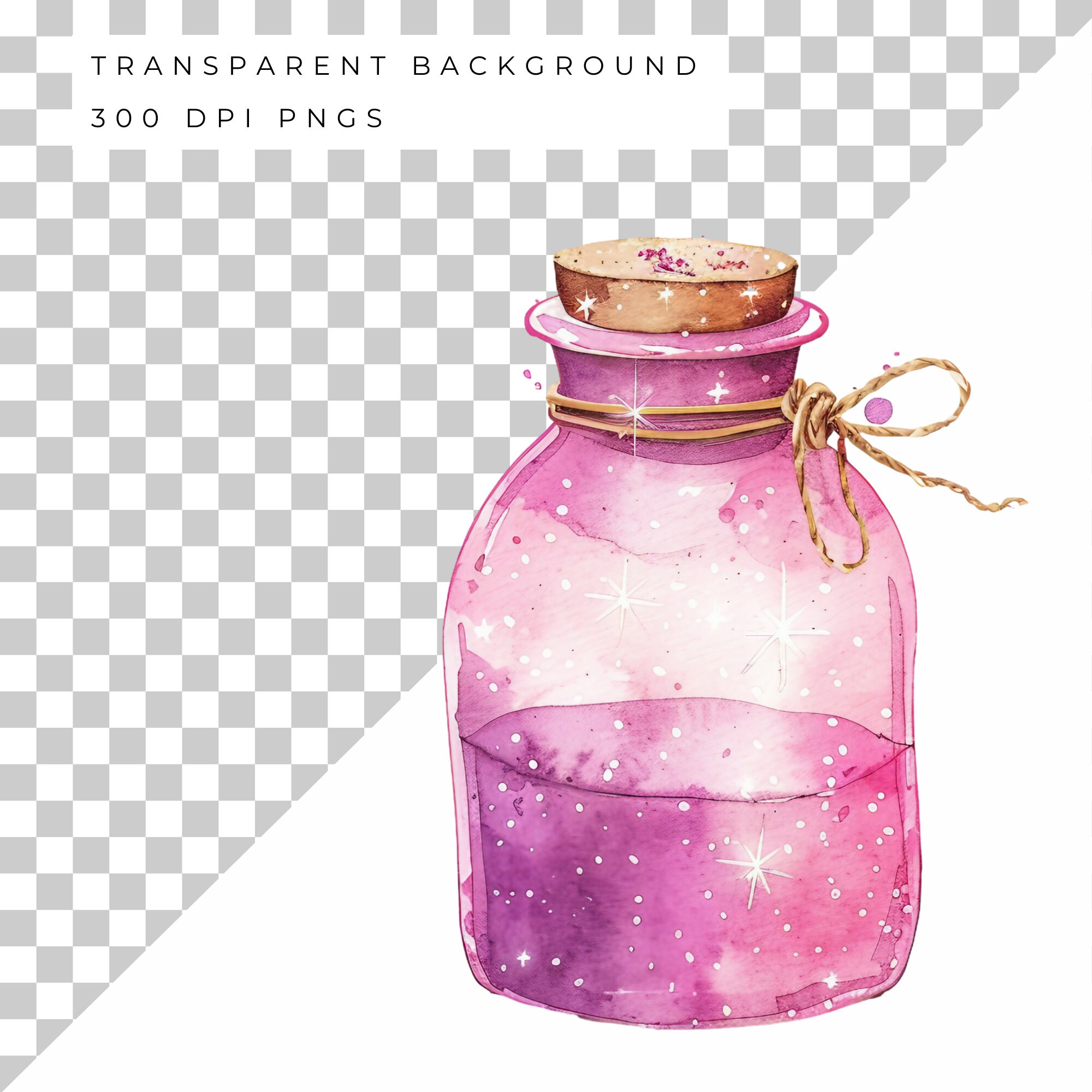 Potions Clipart Watercolour, Potion Junk Journal, Magic Potion Bottle ...