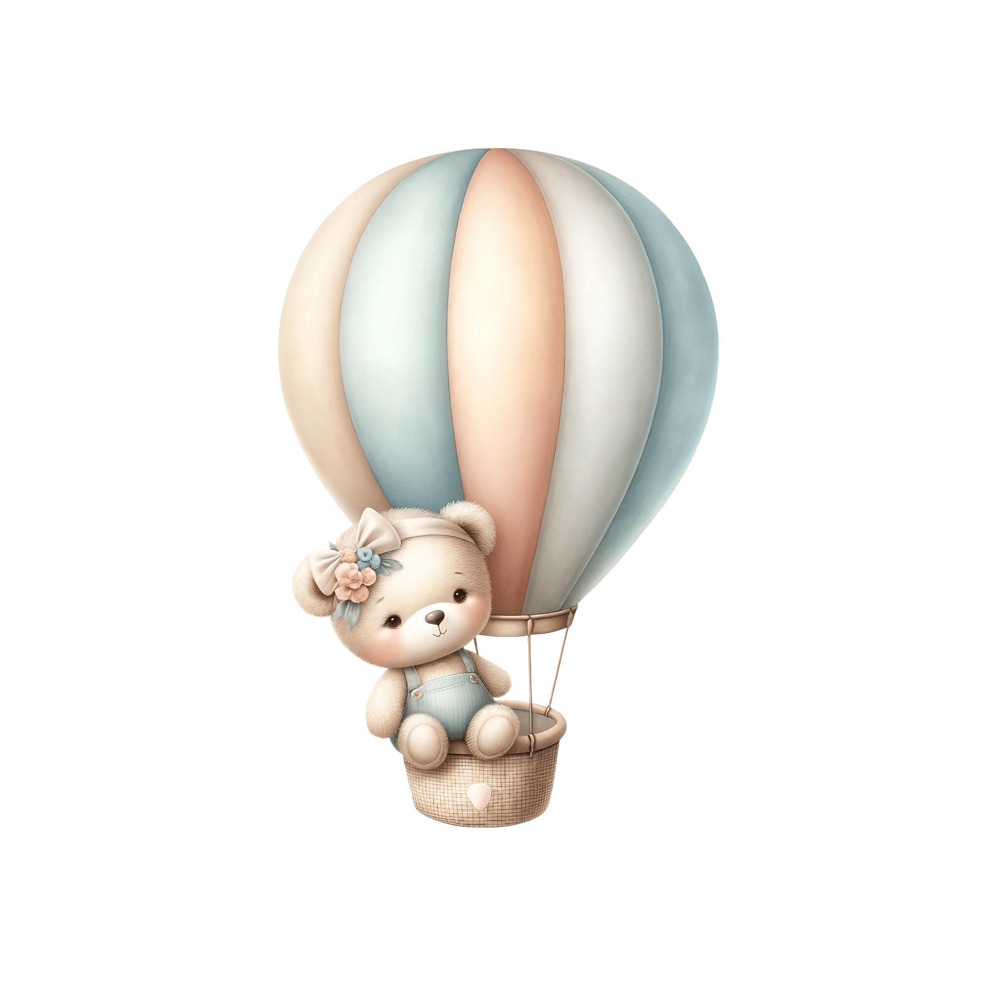 Watercolor Cute Baby Bear Clipart Pack Vintage Boho Nursery Teddy Hot ...