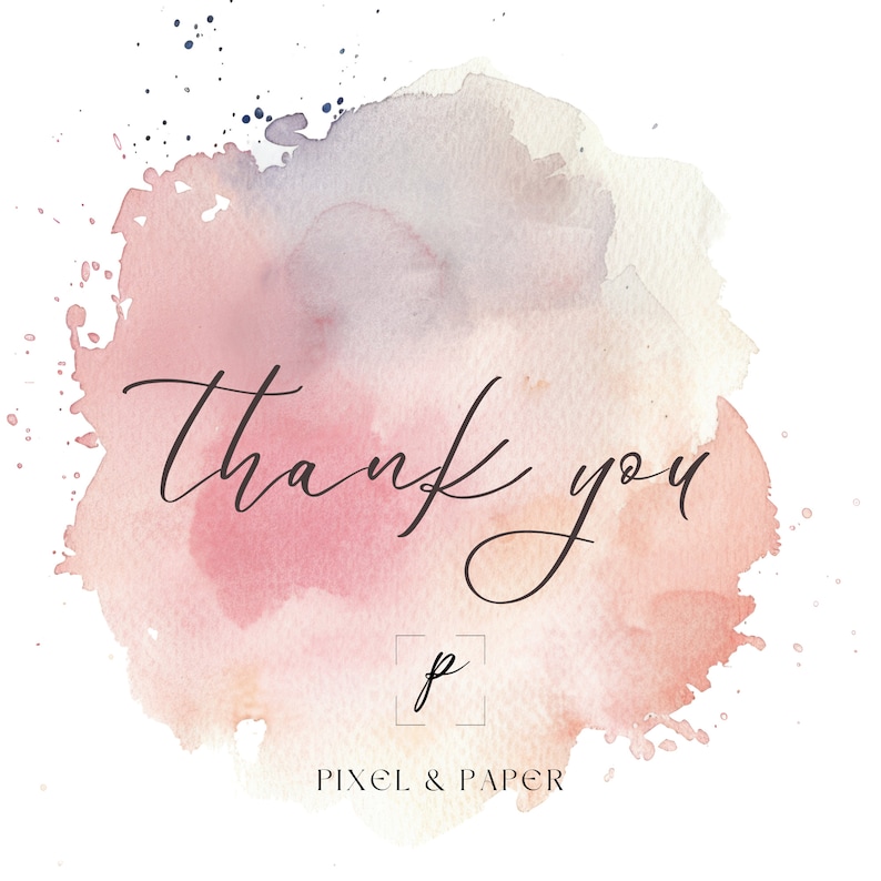 Pastel Watercolor Clipart, Abstract Watercolor Digital Clipart ...