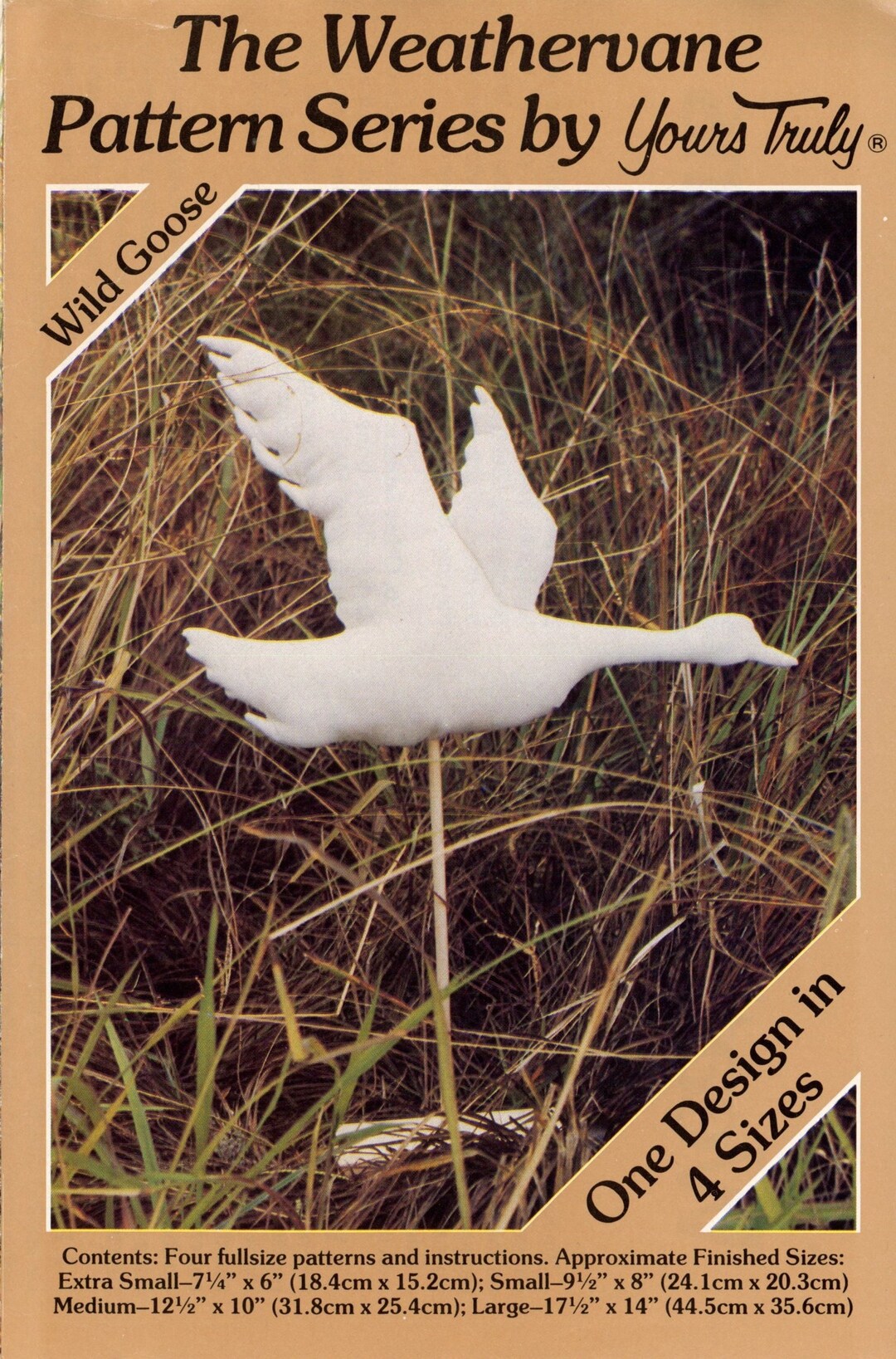 Goose on a Stick Pattern – Digital Download – Almost Free, Weathervane ...