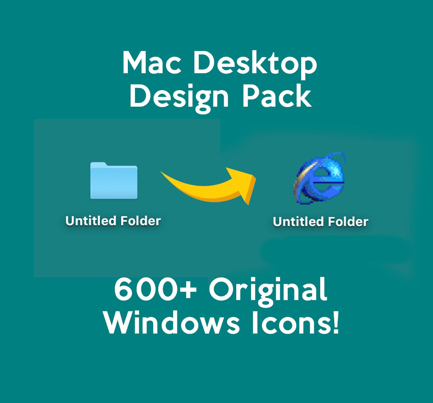 Mac Redesign Windows Icon Pack - Windows 95 Classic Icons and Wallpaper ...