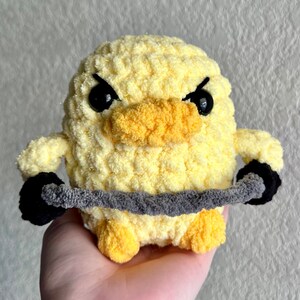 Weapon Duck Crochet Pattern, Knife Duck Pattern, No Sew Duck Pattern ...