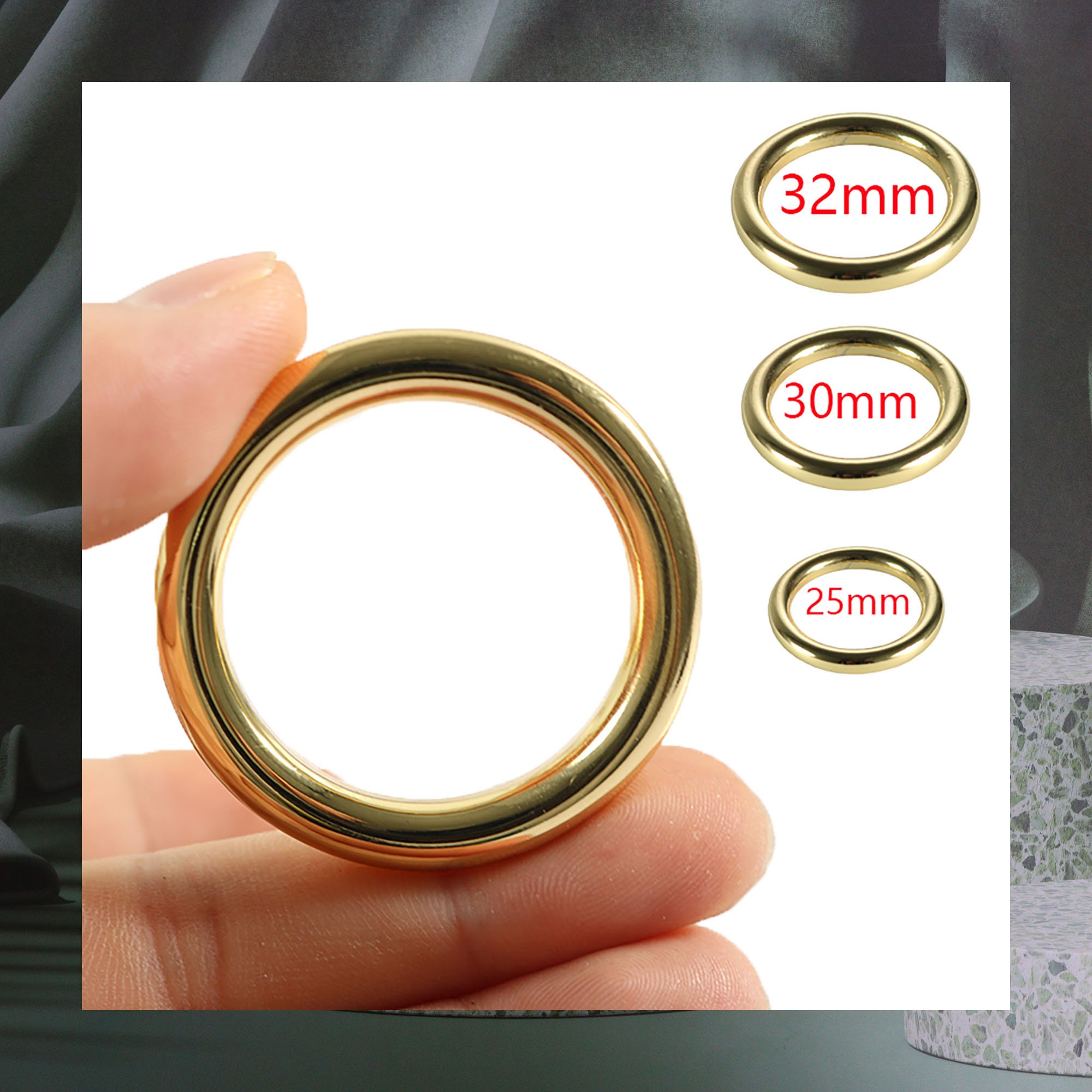 Gold Glans Ring for Men 25mm/30mm/32mmmen Penis Jewelry Cock - Etsy Denmark