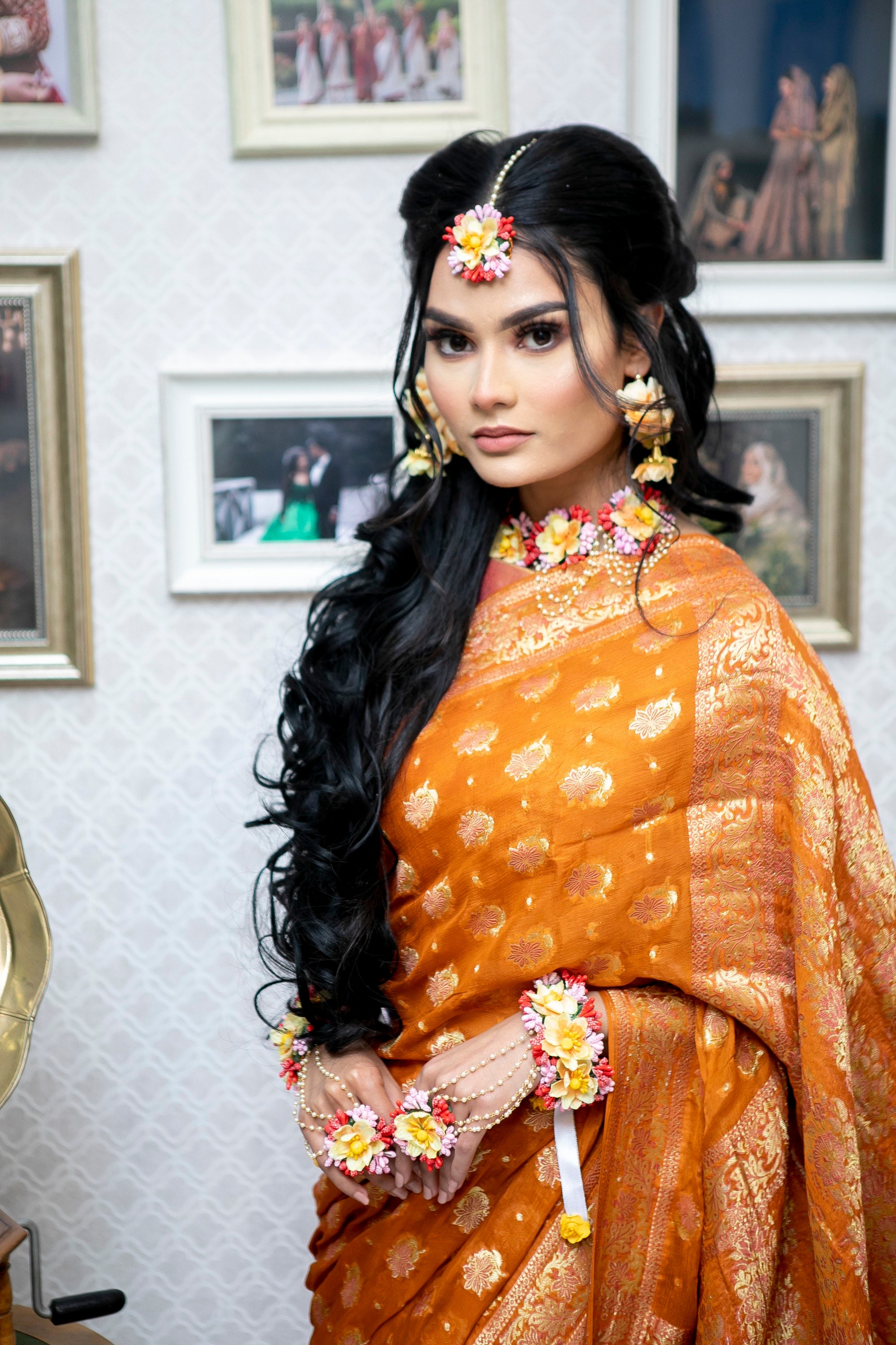 Haldi Ceremony Saree - Etsy