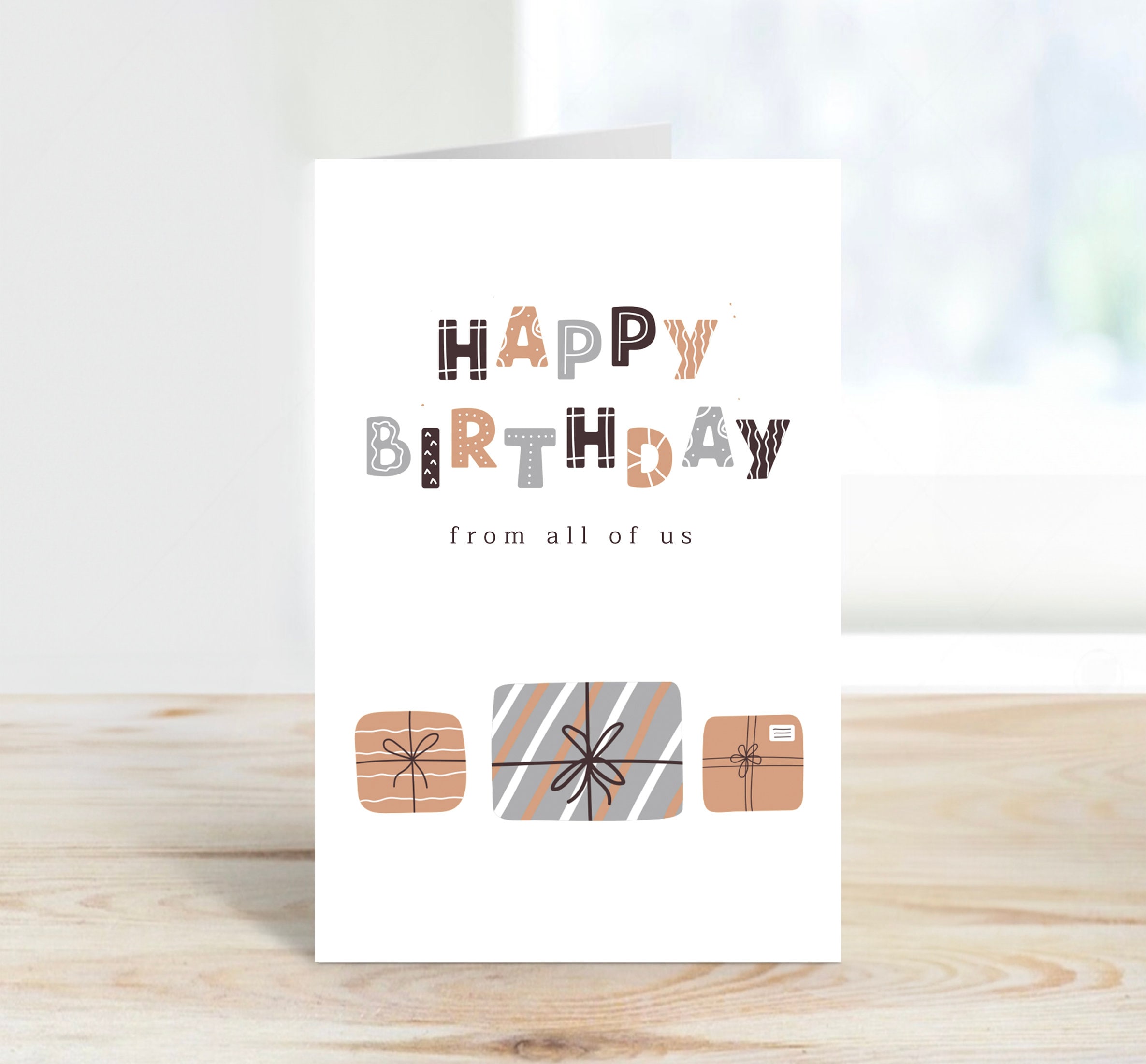Extra Large Happy Birthday Greeting Card for the Extra - Etsy