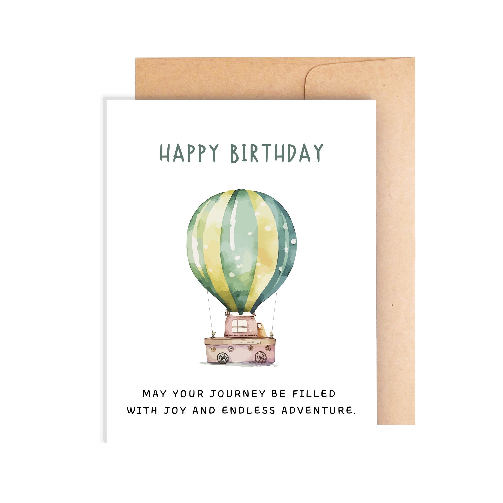 HAPPY BIRTHDAY Greeting Card Thoughtful Uplifting Sentiment Message ...