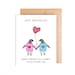 Cute Happy Anniversary Card, Penguin Love Couple, Sweet Wedding ...