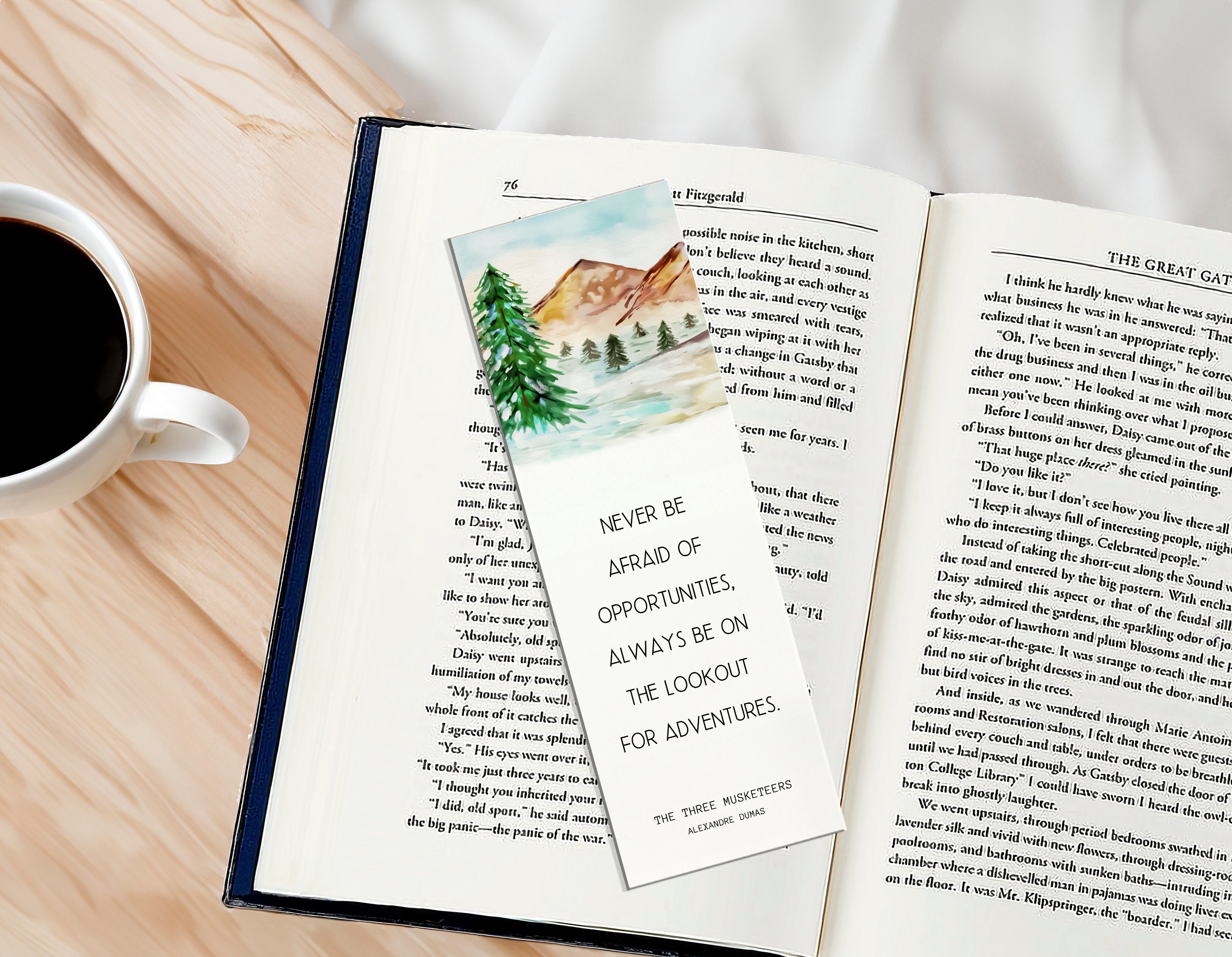 The Three Musketeers Classic Literature Bookmarks, Inspirational Quote ...