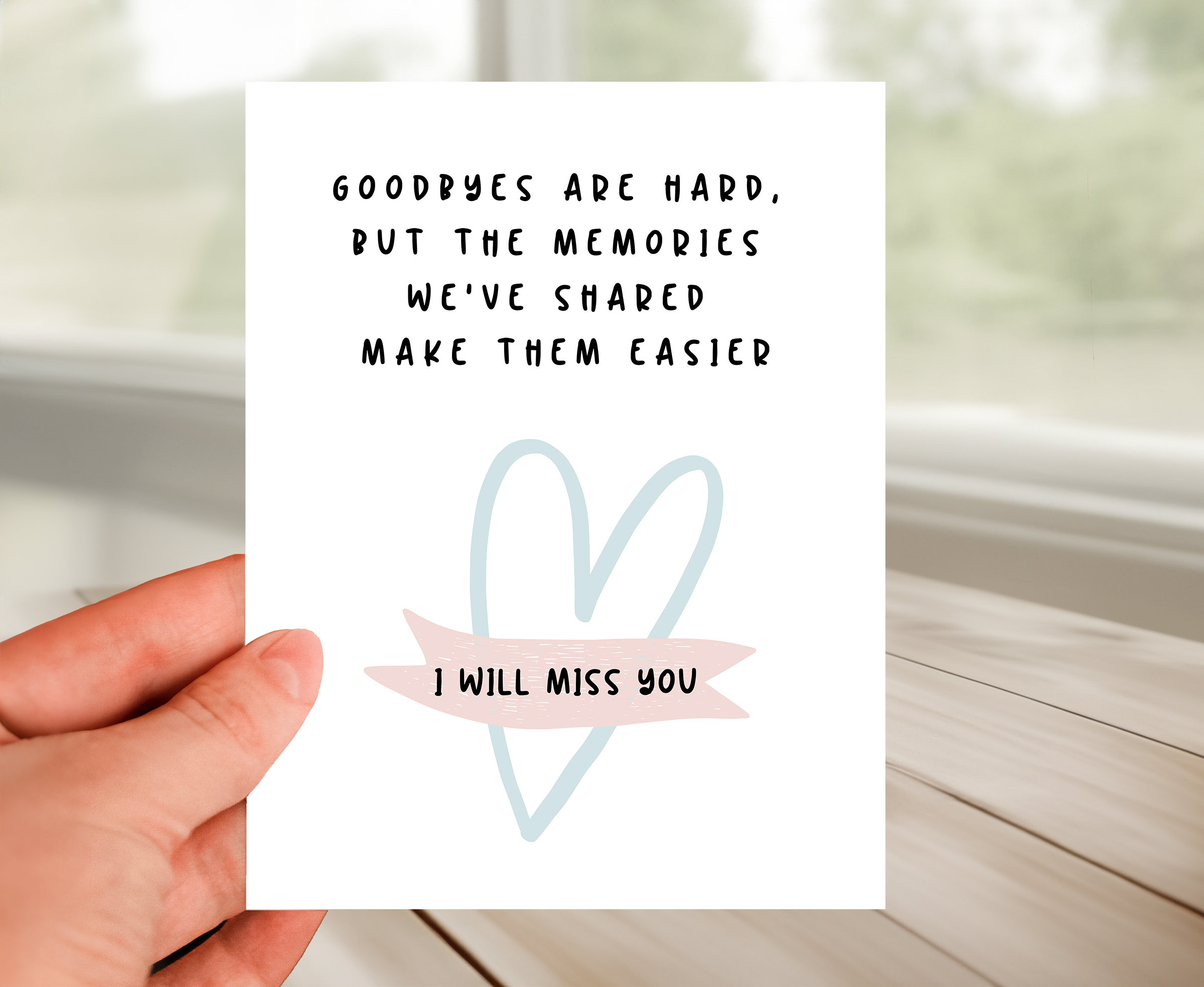 Farewell Greeting Card for Leaving Friend, Departing Coworker, Farewell Party, Graduation ...