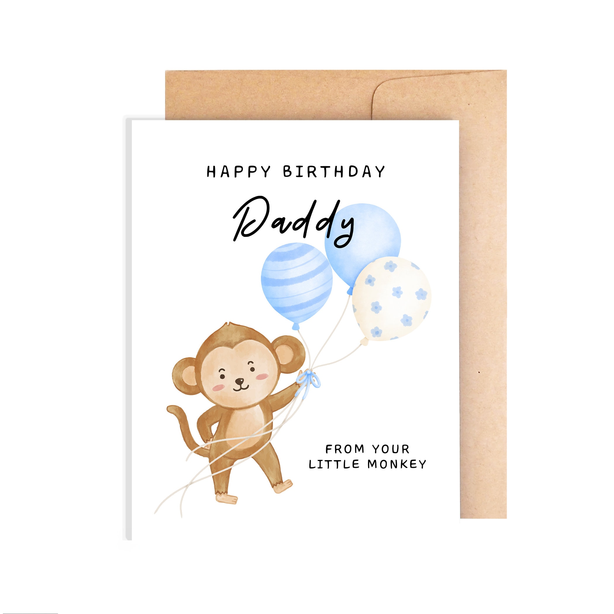 Playful HAPPY BIRTHDAY to Daddy Greeting Card A Birthday Card From ...