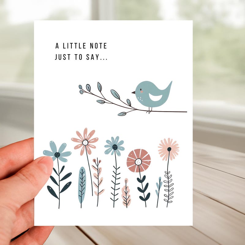 Just to Say Hello Greeting Card - Etsy