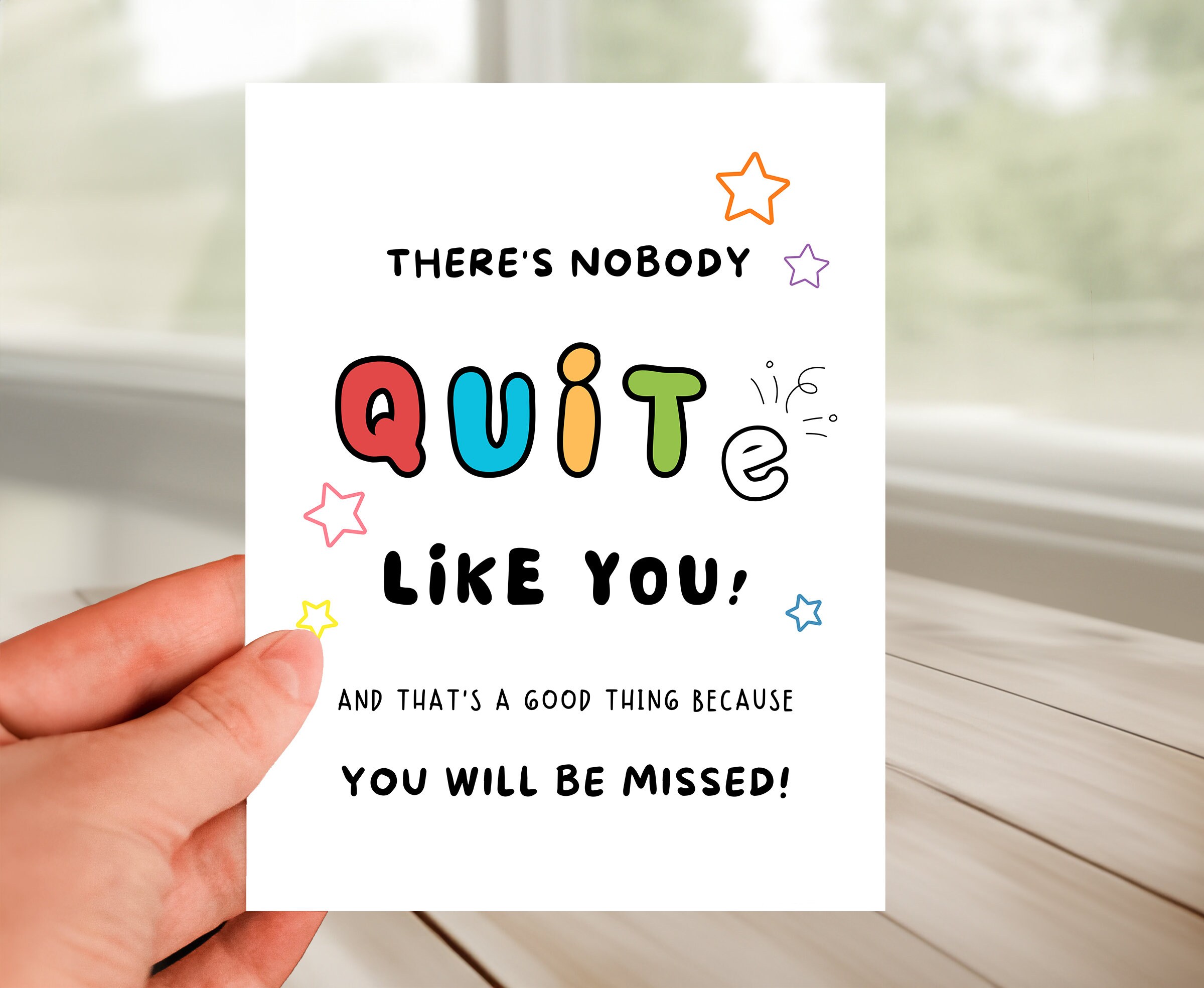 Funny Farewell Card, Leaving Coworker Farewell, Snarky Parting Wishes ...