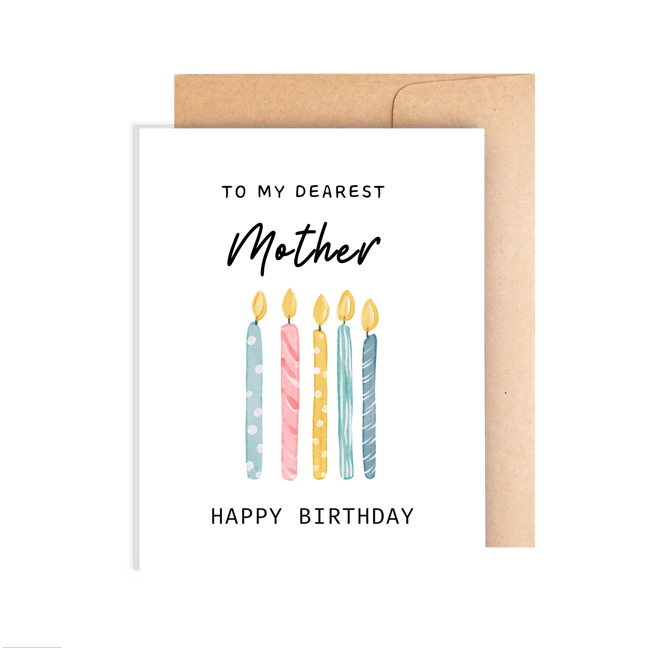 Happy Birthday Mother Greeting Card, Birthday Message to Mother, to My ...
