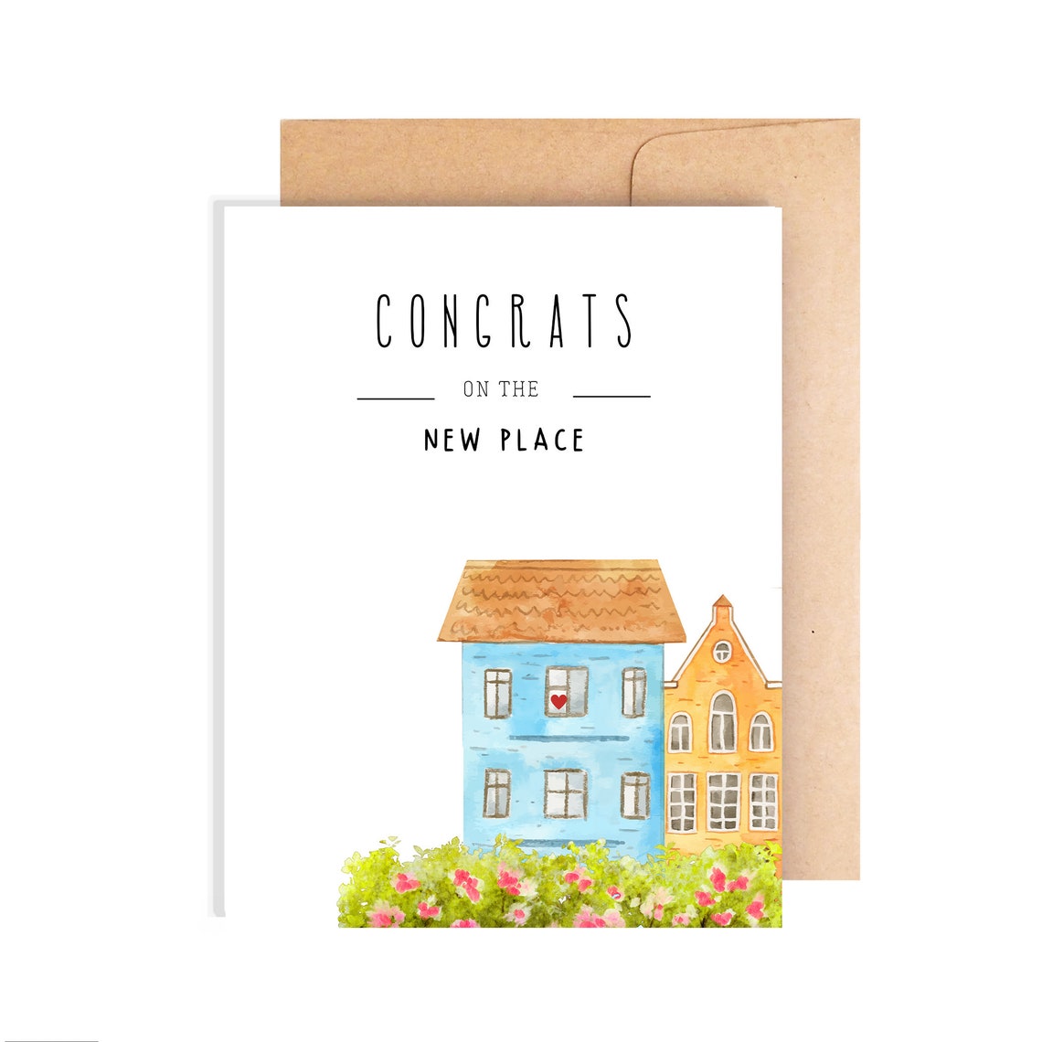 Congrats on the New Place Card for Moving to an Apartment, House ...