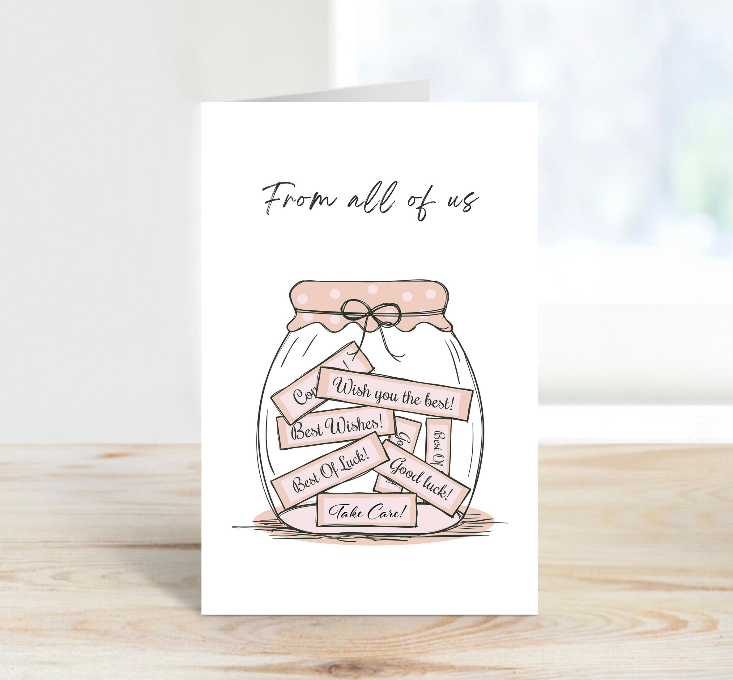 Farewell Greeting Card for Departing Coworker, Friend Farewell Party ...