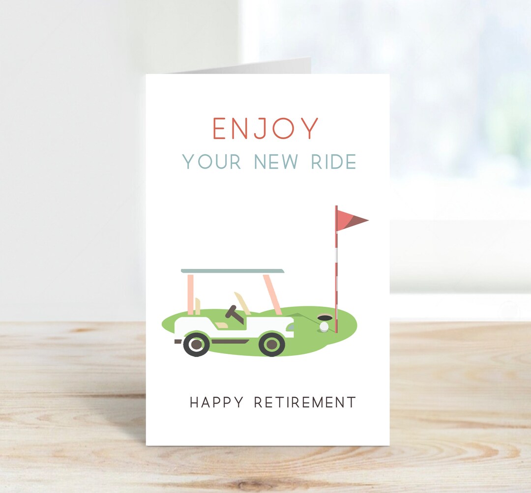 HAPPY RETIREMENT Card Celebrate Friends Retirement, Coworker Retirement ...
