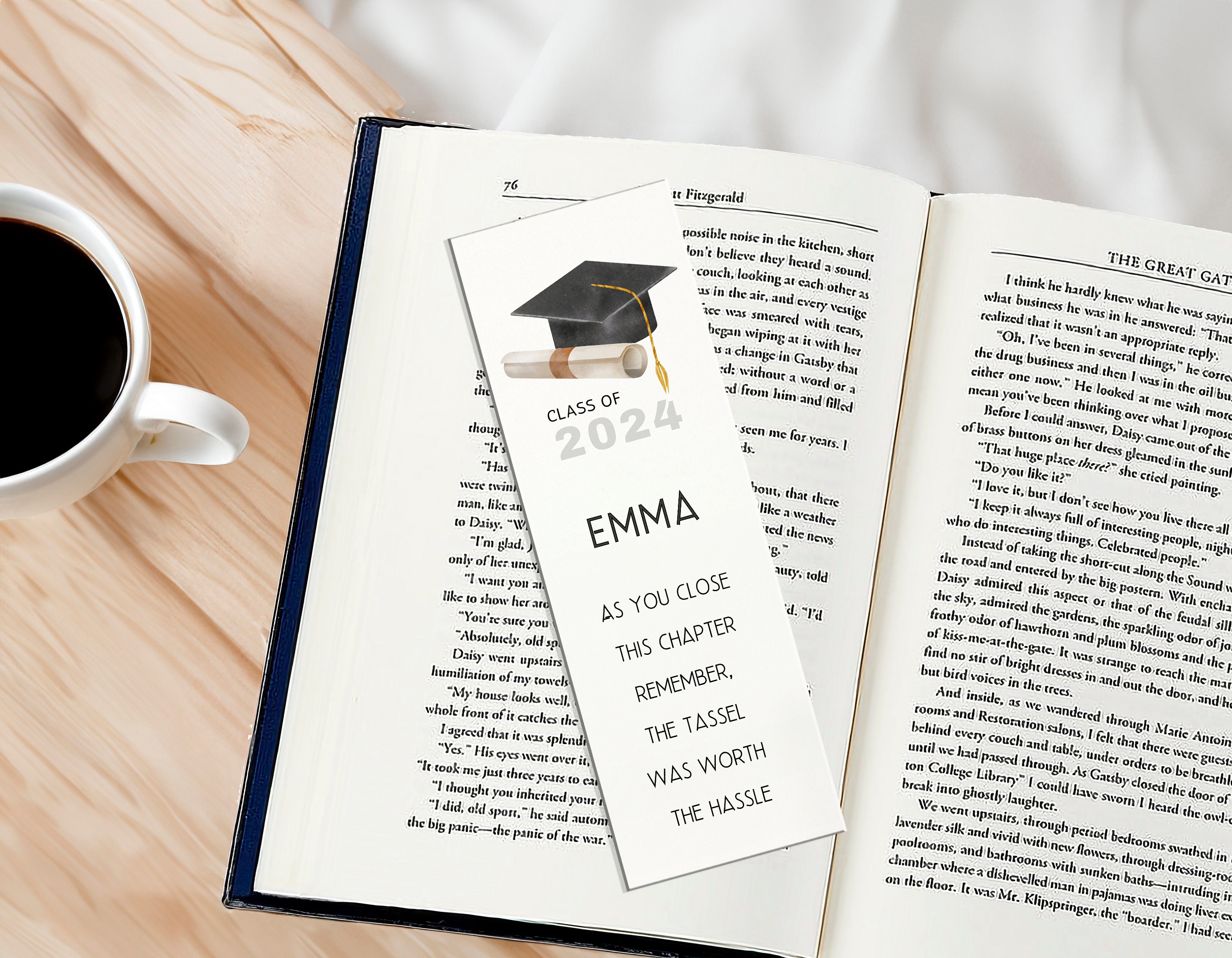 Personalized Graduation Bookmark for Graduation Gift, for Readers ...