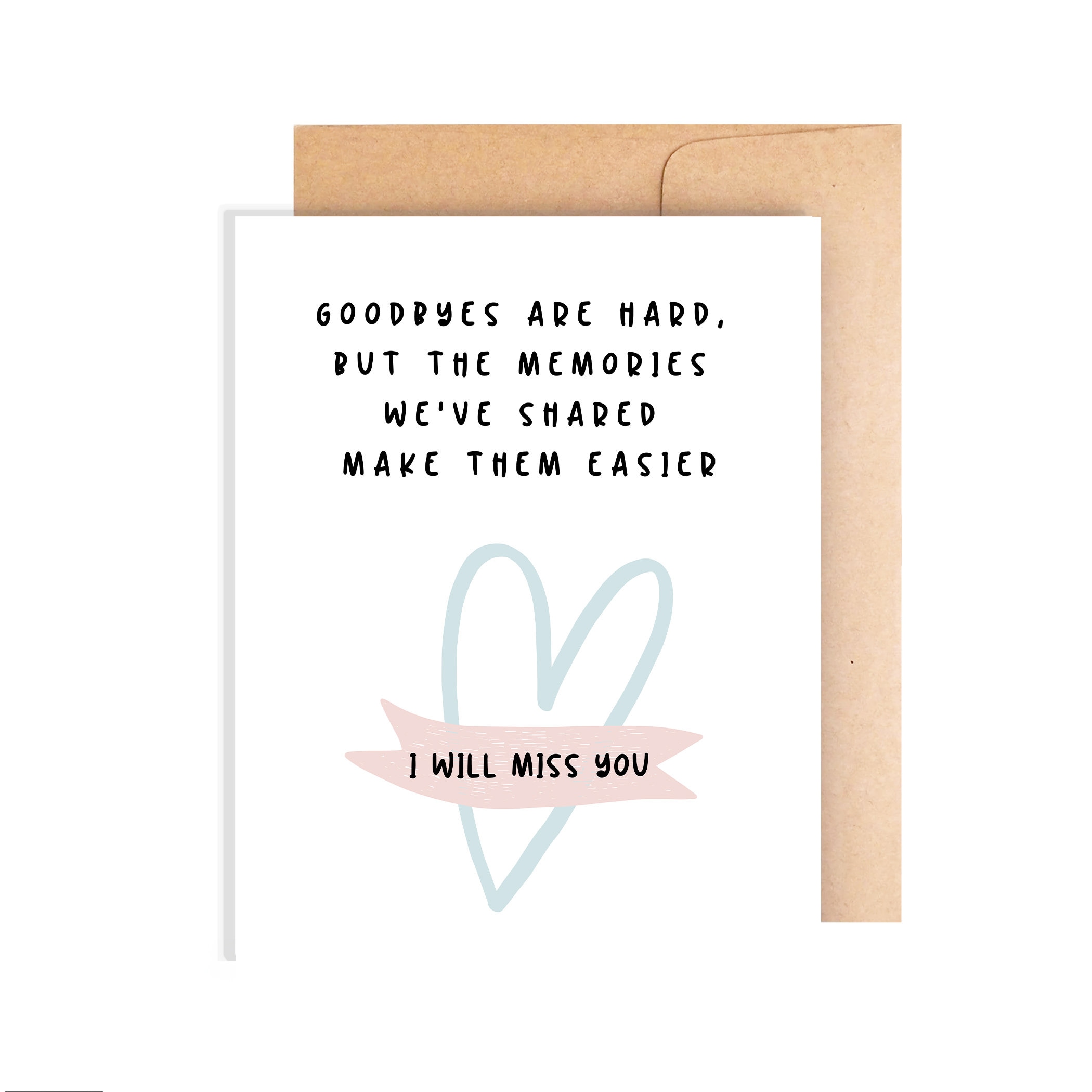 Farewell Greeting Card for Leaving Friend, Departing Coworker, Farewell ...