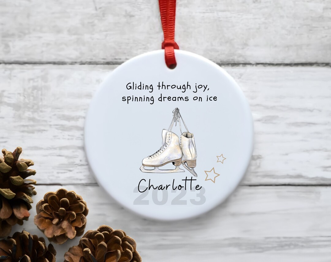 Personalized Ice Skater Ornament, Keepsake Gift for Ice Skater ...