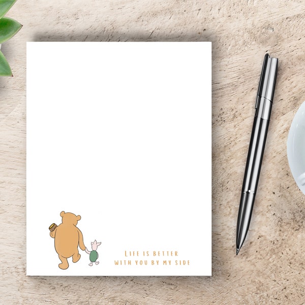 Winnie the Pooh Notepad - Etsy