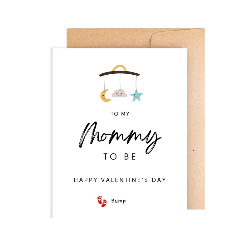 Happy Valentine Card for Mommy From Bump, Valentine Message to Mommy to ...