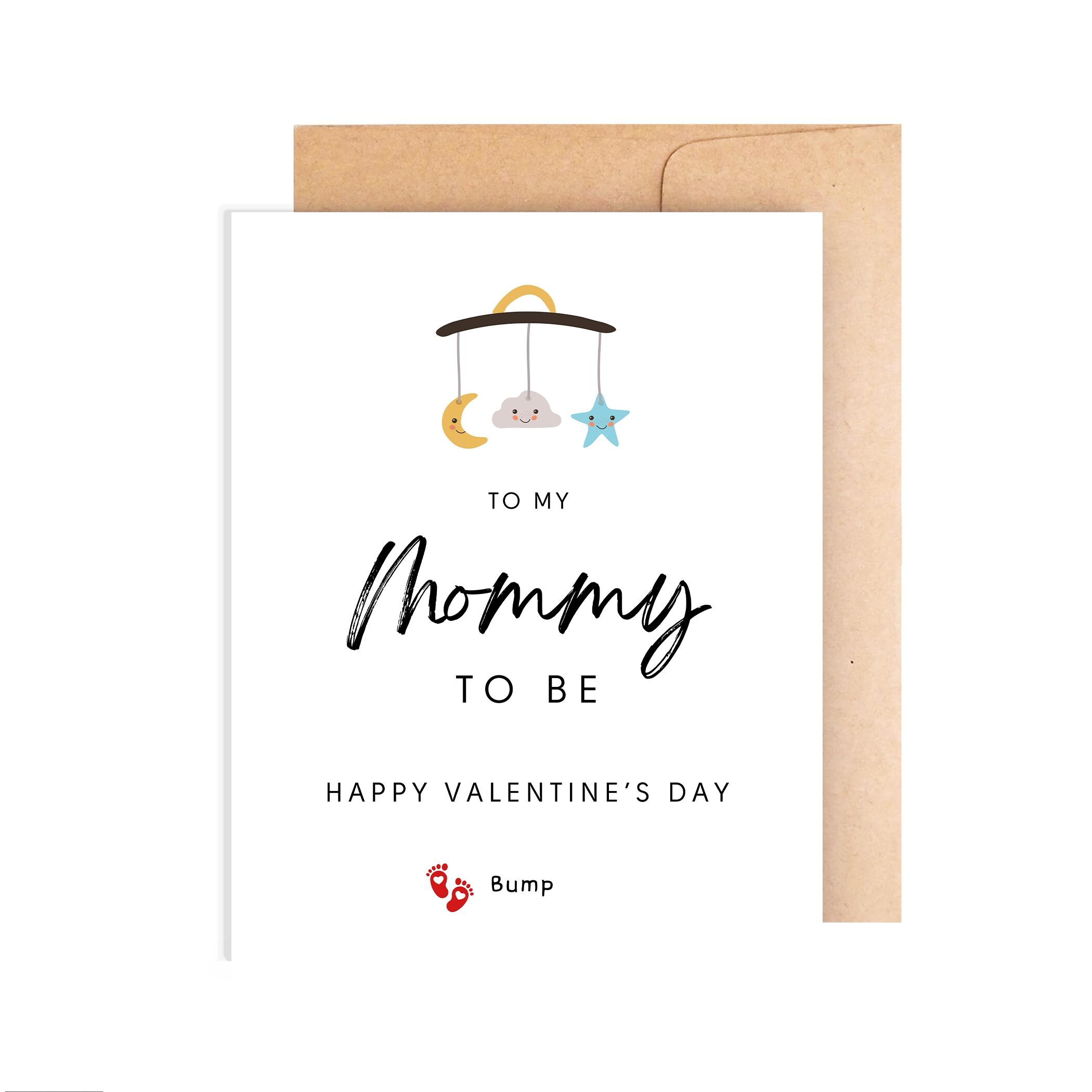 Happy Valentine Card for Mommy From Bump, Valentine Message to Mommy to ...