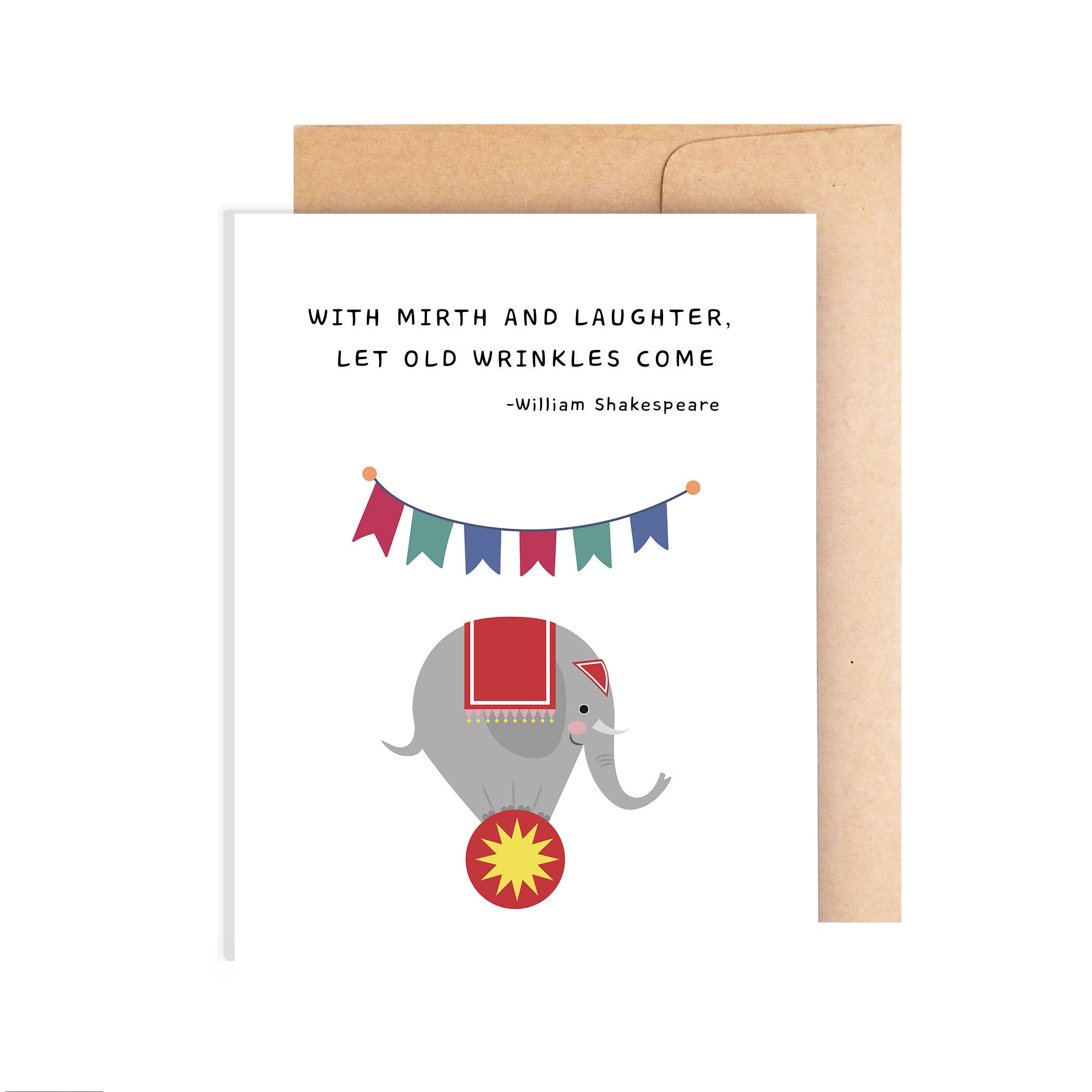 HAPPY BIRTHDAY Greeting Card, A Classic Quote From William Shakespeare ...