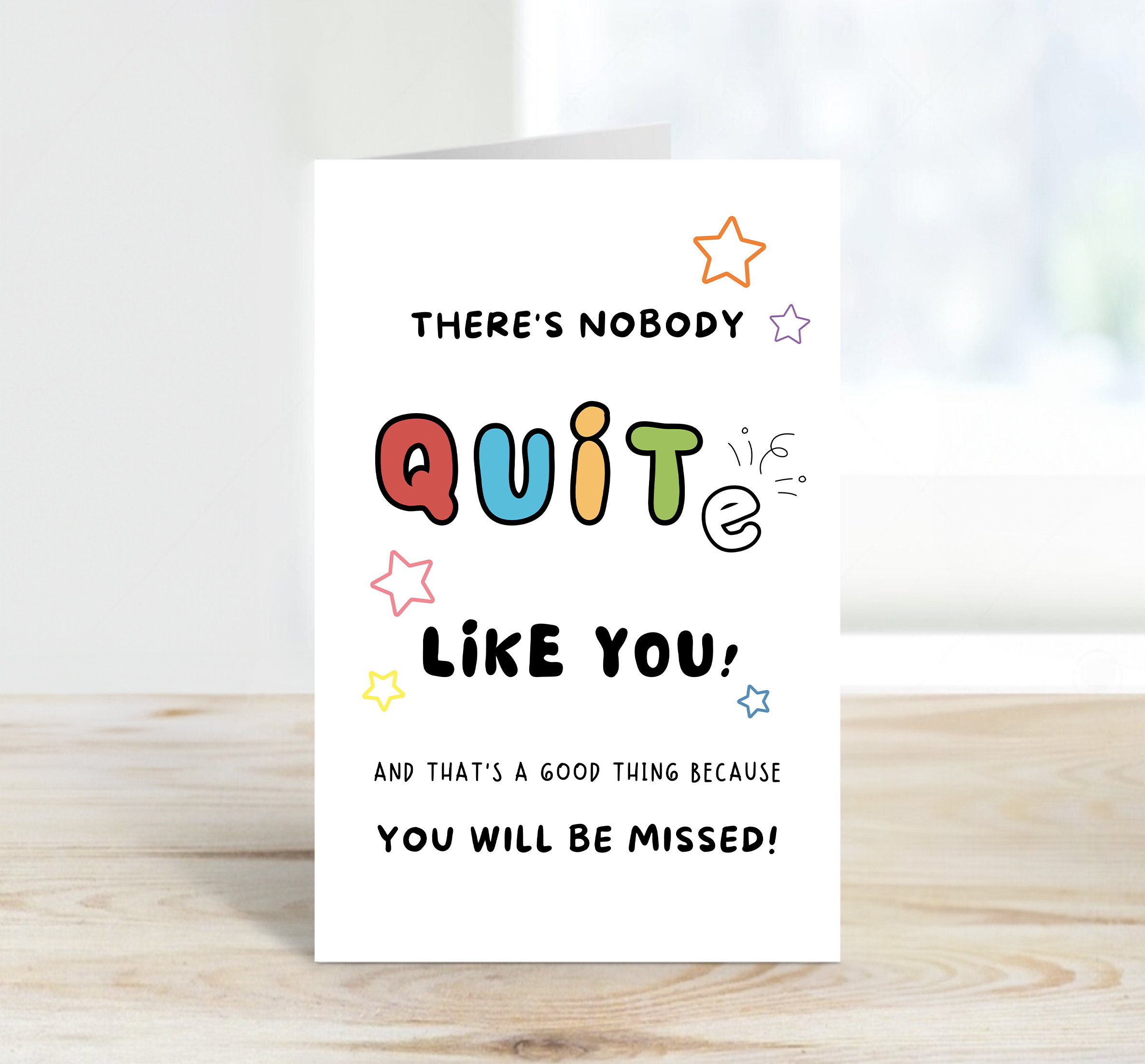 Funny Farewell Card, Leaving Coworker Farewell, Snarky Parting Wishes ...