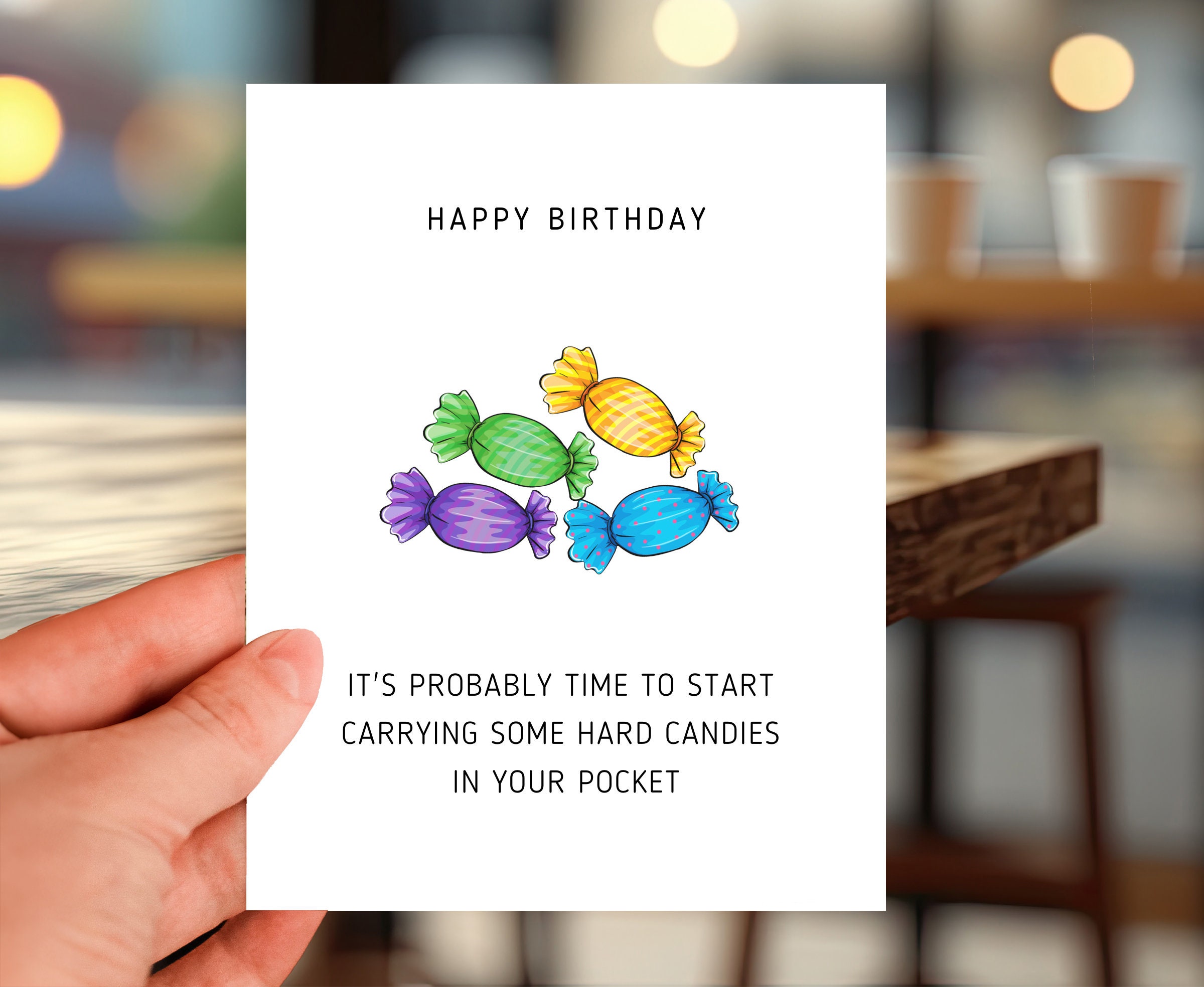 Funny Birthday Card Greeting Card A Humorous Happy Birthday - Etsy