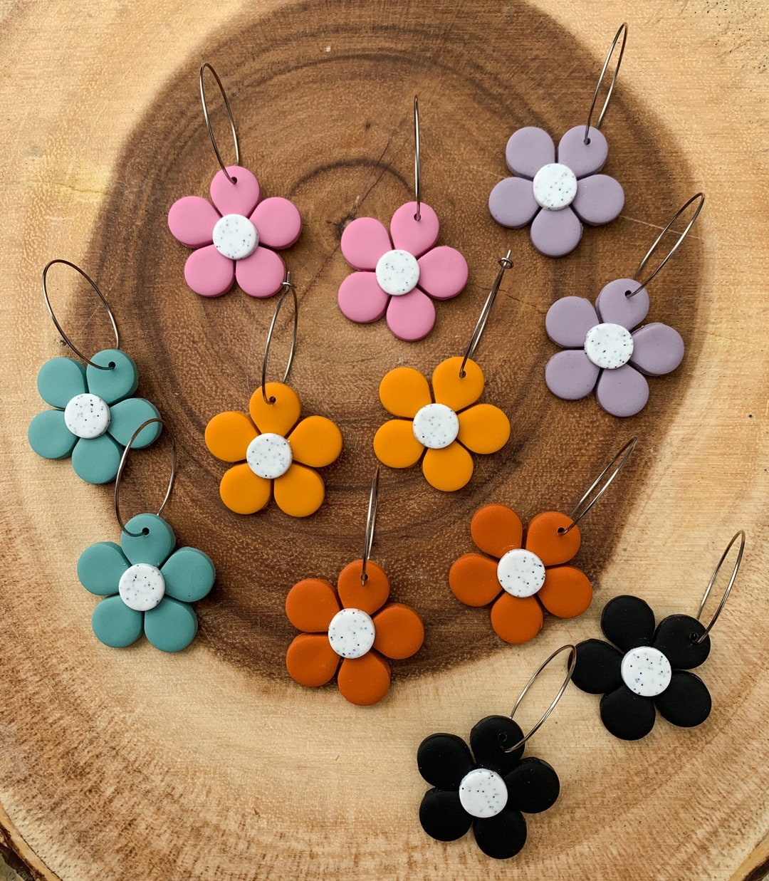 Wild Garden Daisy Earrings | Spring Earrings | Statement Earrings ...