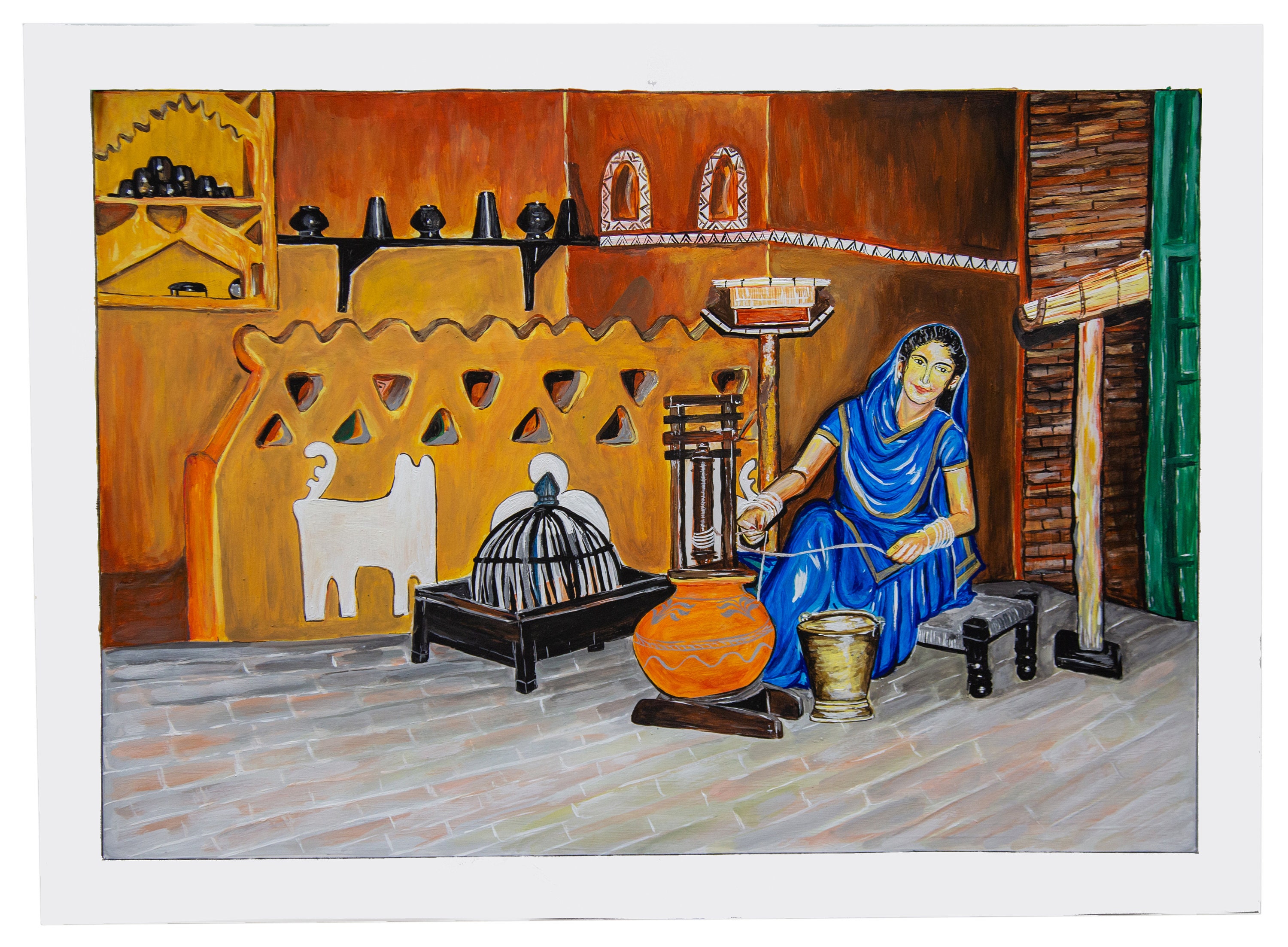 Traditional Punjabi Culture Paintings