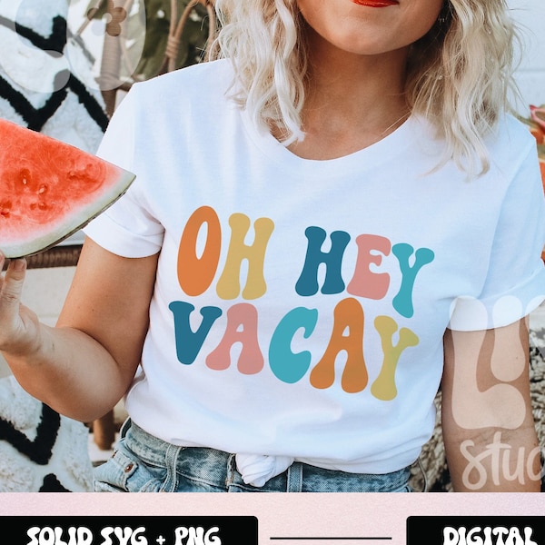 Hey Vacay Svg - Etsy