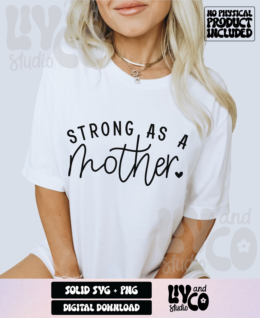 Strong as a Mother Svg Png Mom Life Svg Png Mama Svg Png - Etsy