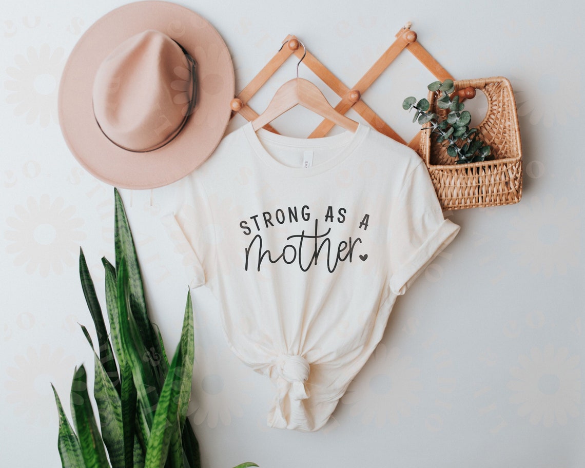 Strong as a Mother Svg Png Mom Life Svg Png Mama Svg Png | Etsy