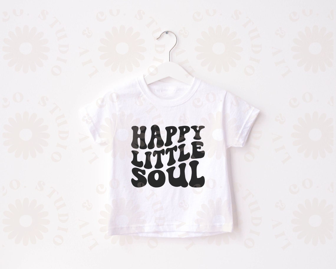 Happy Little Soul Wavy Svg Trendy Svg Happy Vibes Svg Wavy - Etsy