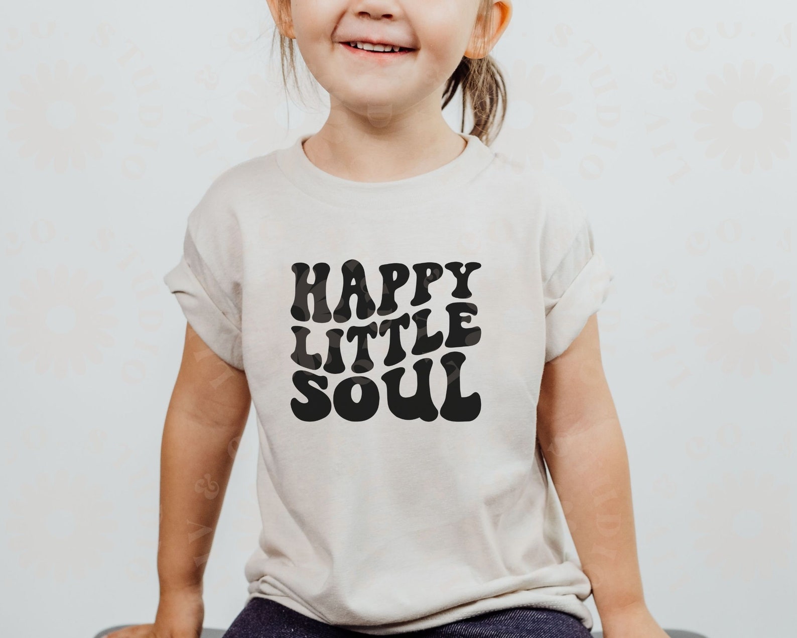 Happy Little Soul Wavy Svg Trendy Svg Happy Vibes Svg Wavy - Etsy