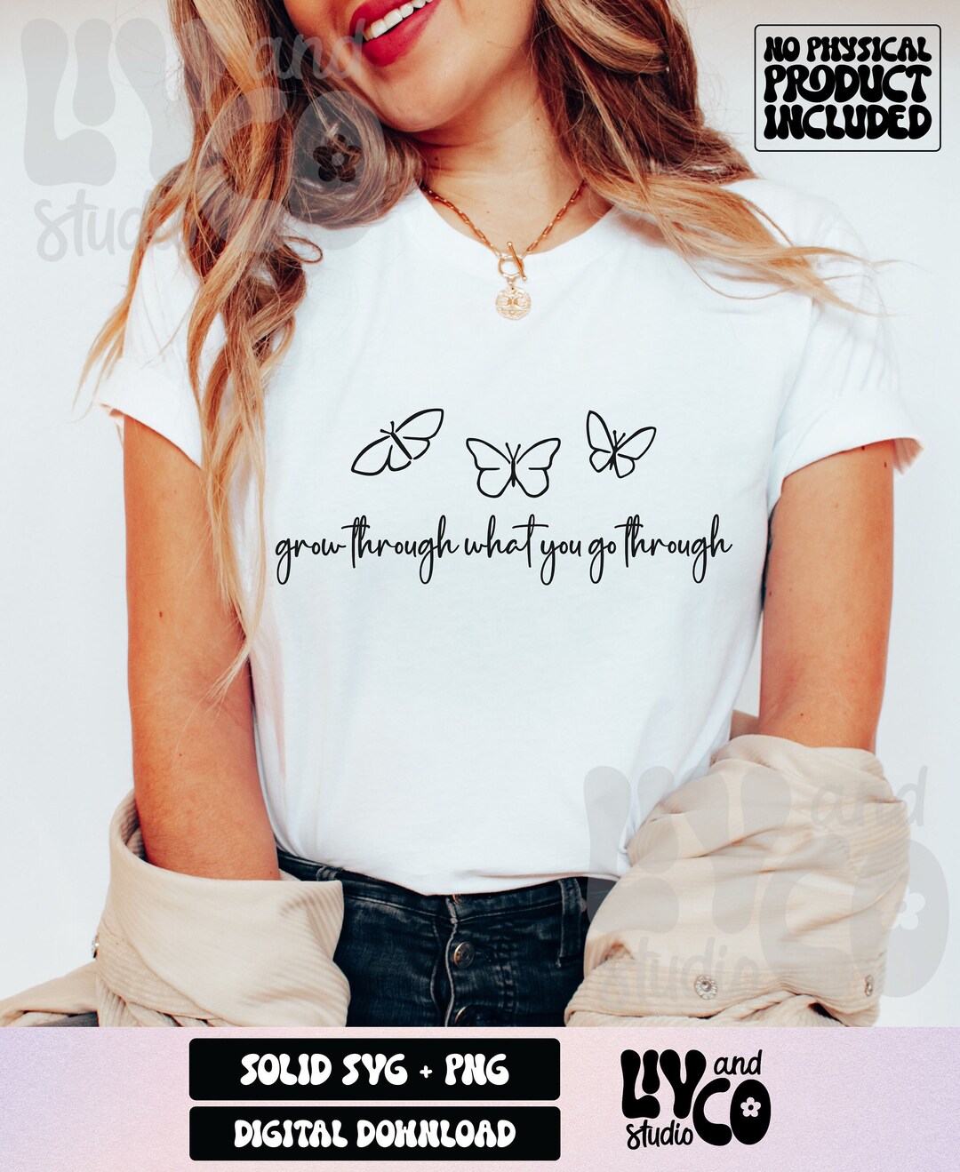 Grow Through What You Go Through Svg Png, Self Love Svg Png, Mental ...