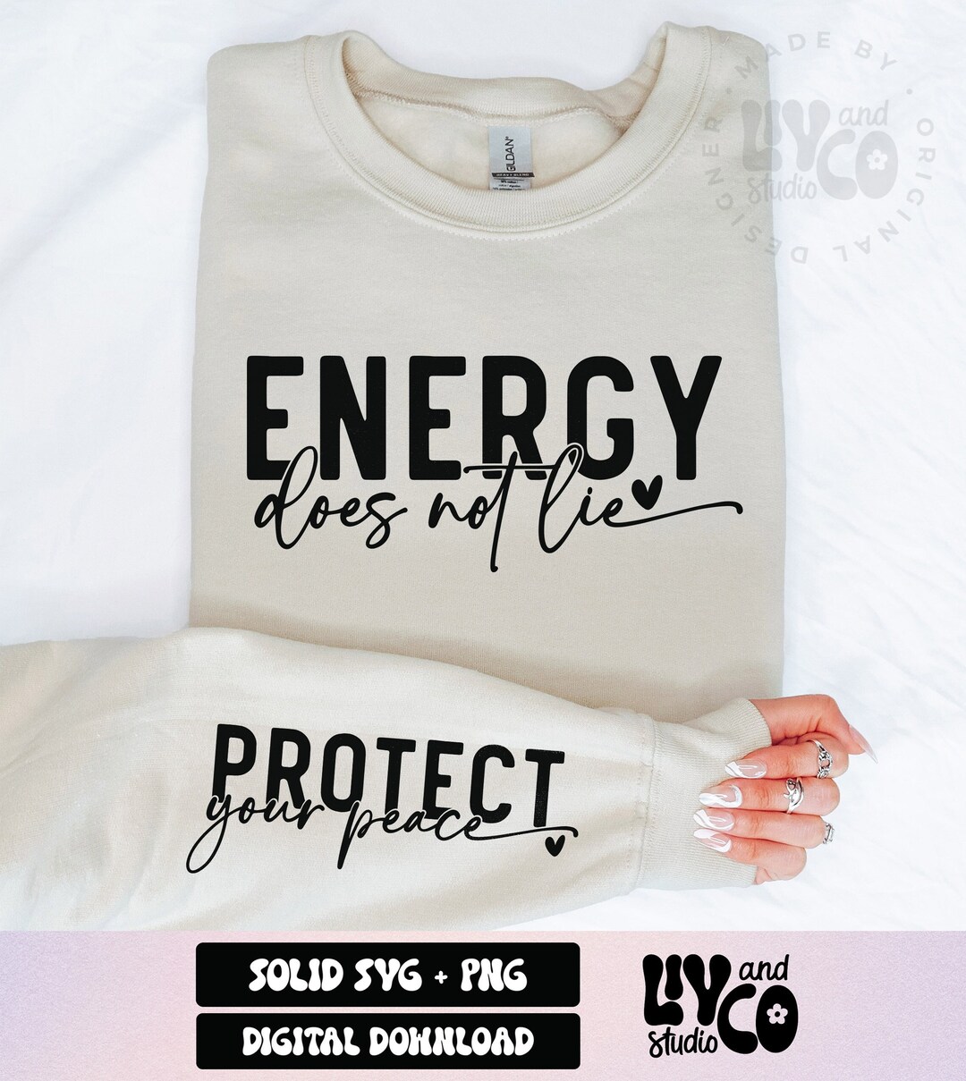 Energy Does Not Lie Svg Png, Protect Your Peace Svg Png, Motivational ...