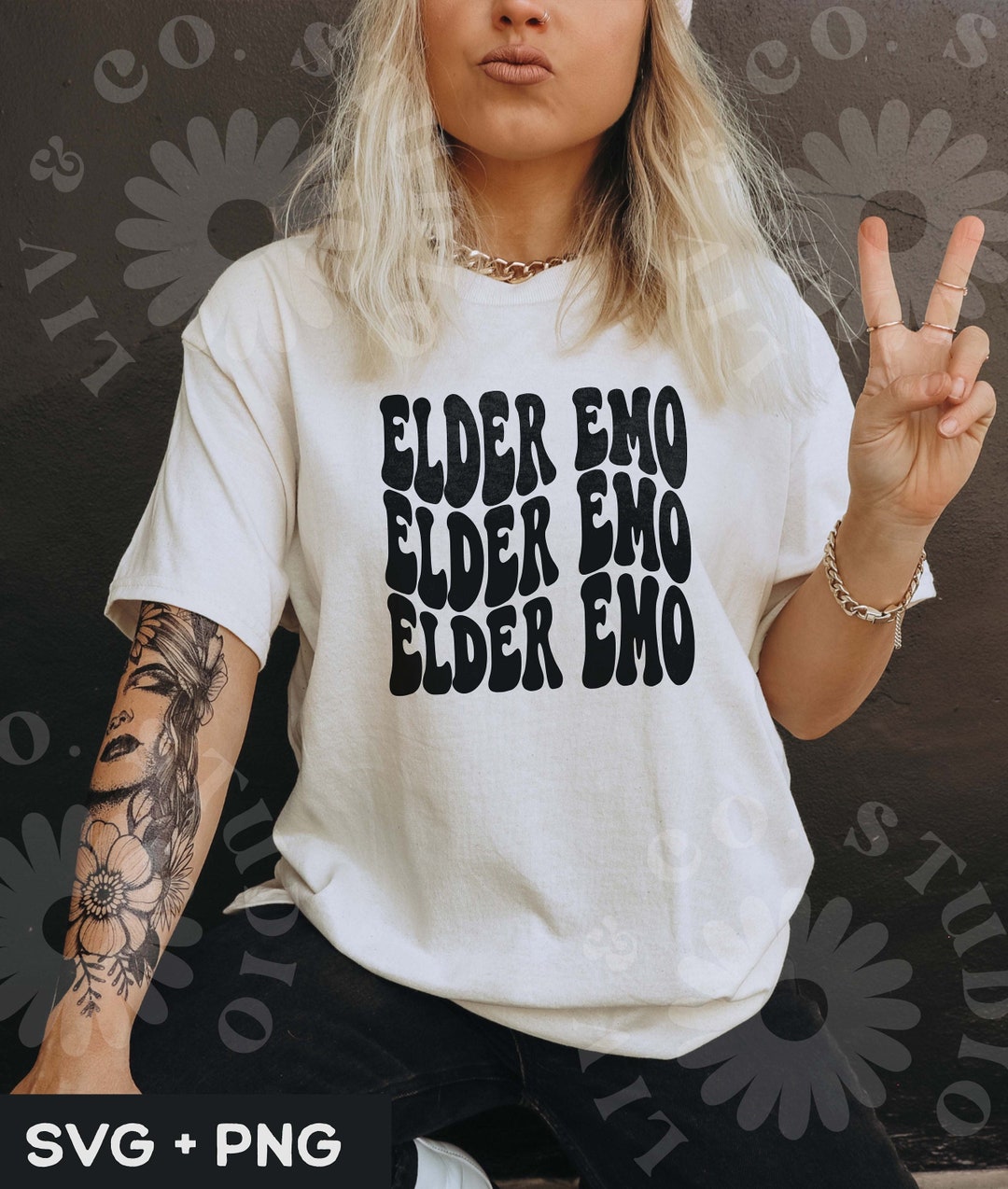 Elder Emo SVG PNG Emo Shirt Emo Svg Png Emo Gift Funny Emo - Etsy