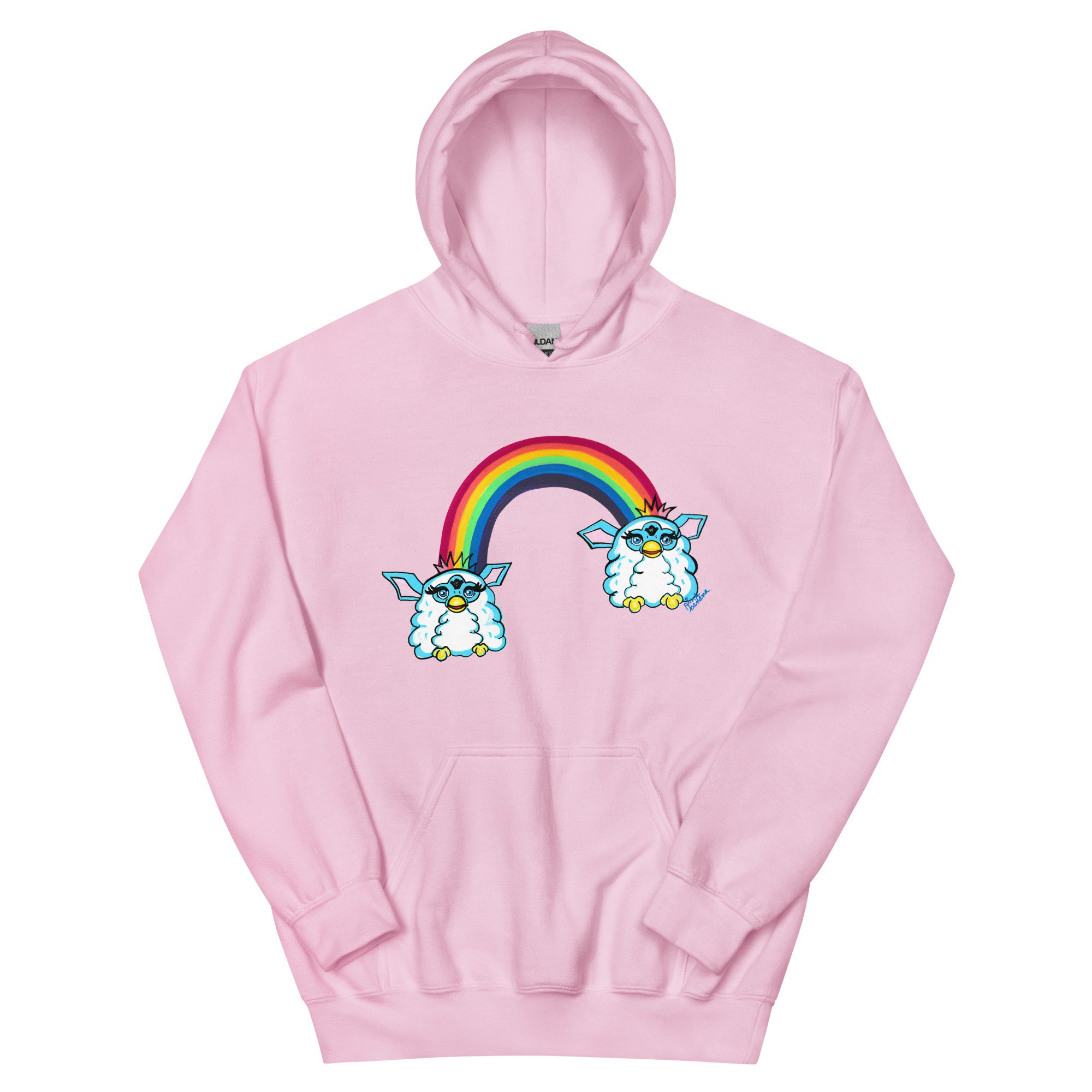 Furby Rainbow Cloud Original Design Unisex Hoodie Shirt - Etsy
