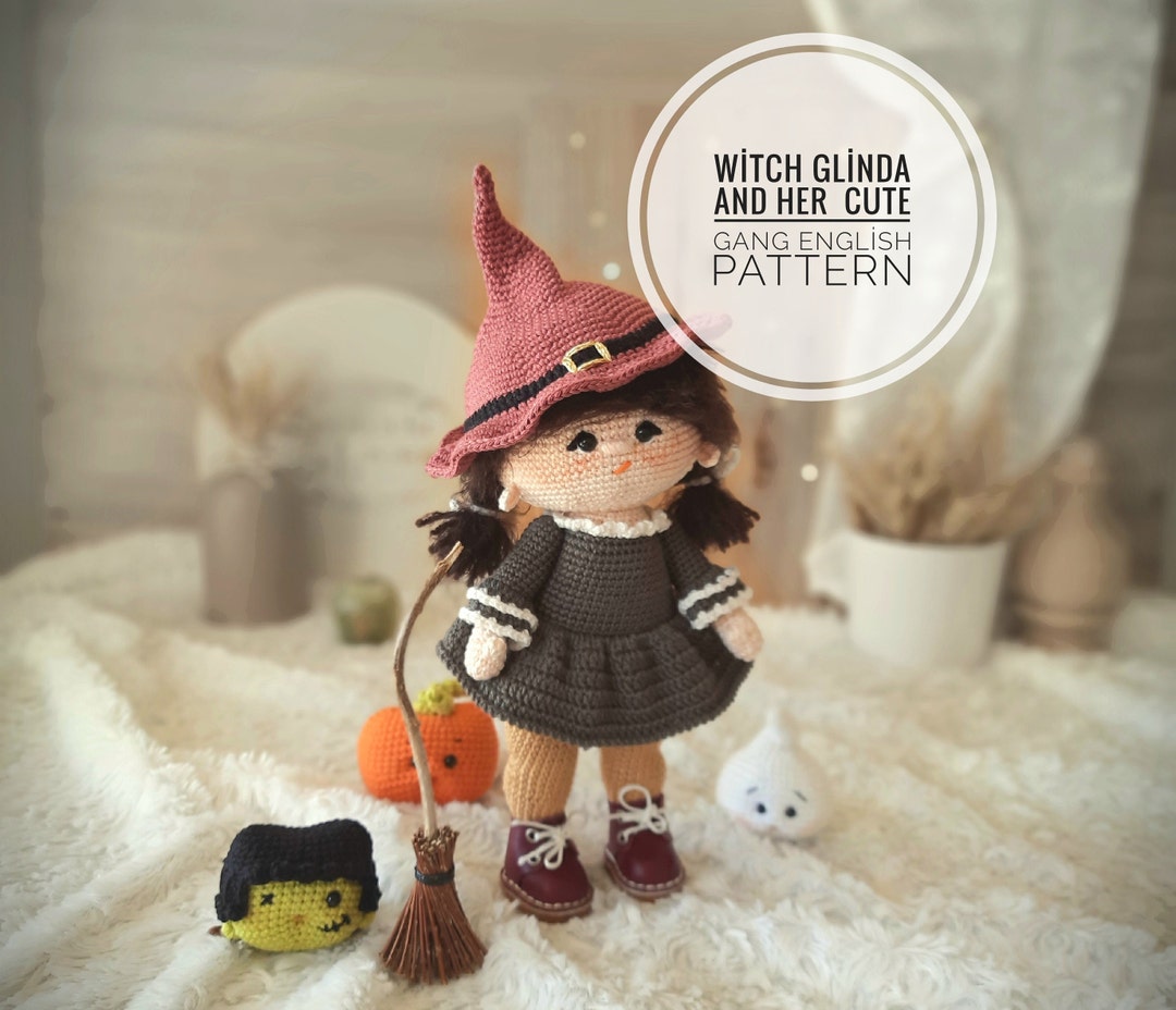 Crochet Witch Glinda Pattern,crochet Witch Pattern, Amigurumi Doll ...